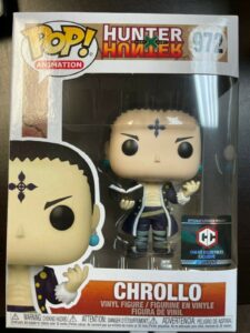 funko pop! animation - hunter x hunter: chrollo exclusive mulitcolor collectible #972 with pop protector