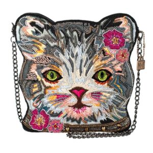 mary frances cattitude crossbody handbag