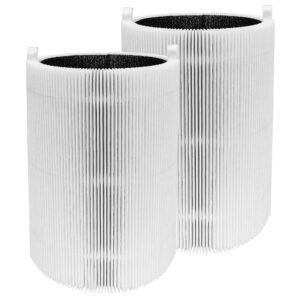 blue pure 411 compatible with blue air filter purifier replacement 411+, 411 auto and mini air purifier, 2 packs