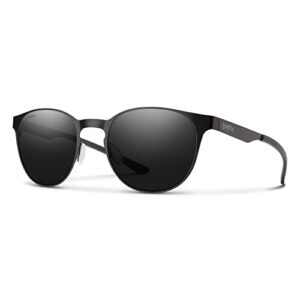 smith eastbank metal active sunglasses - matte black | chromapop polarized black