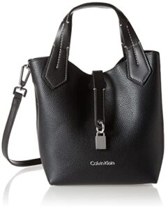 calvin klein remy rocky road novelty crossbody, black/silver