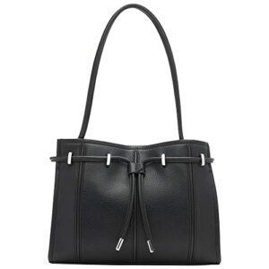 calvin klein fatima drawstring shoulder bag