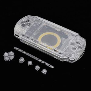 01 02 015 console case, simple and compact game console replacement shell with screwdriver for game accessories(transparent)