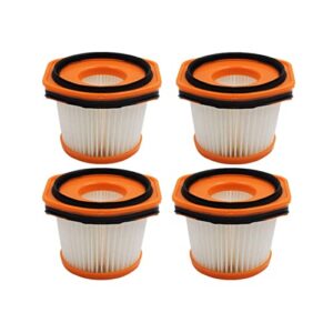 justyaofeng pack of 4 shark wandvac system filters ws620 ws630 ws632 cordless vacuum cleaner xffwv360 vacuum cleaner spare parts vacuum cleaner parts