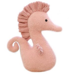 ruzucoda stuffed sea horse plush animals toys seahorse dolls decorations gifts for kids boys girls 8.6 inches (pink)