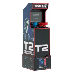 arcade1up terminator 2™ arcade cabinet with riser black, black, one size