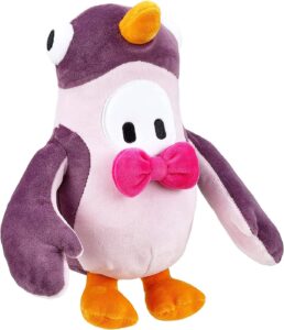 fall guys ultimate knockout small 8" collectible plush toy - preppy penguin