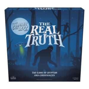 goliath the last podcast on the left presents: the real truth - strategy game of world conspiracy theories and mysteries with over 300 components - ages 14 and up, 2-5 players