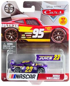 disney pixar cars 2022 diecast metal nascar series torqueberry juice #23 next-gen racer bubba wheelhouse