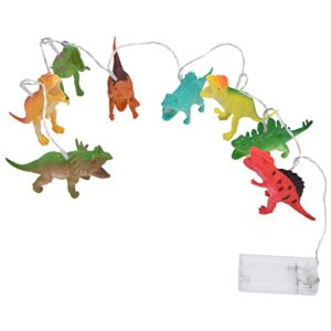 bhdk dinosaur string lights, romantic ip43 waterproof aa batteries battery operated string lights for gardens for homes