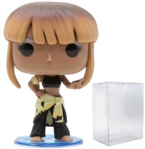 pop tlc - t-boz funko pop! rocks vinyl figure (bundled with compatible pop box protector case), multicolored, 3.75 inches