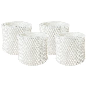 humidifier wicking filters hisiruil 4 pack premium replacement filter for vicks filter wf2 humidifier v3100, v3500, v3500n, v3600, v3700, v3800, v3850, v3850juv, v3900, hcm-300t, hcm-315t, hcm-350