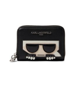 karl lagerfeld paris maybelle slg small wallet black multi one size