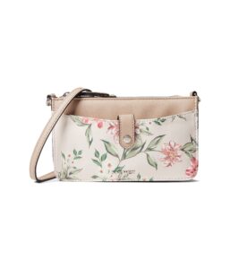 nine west calandra mini tech crossbody begonia floral one size