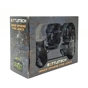 catalyst game labs battletech mini force pack: inner sphere fire lance, grey