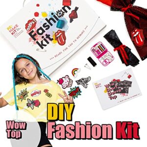 wow short sleeve top- design your own personalized wow short sleeve top with a diy arts & crafts kit! suited for kids aged 11-12 and for group activities.