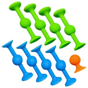 darts game set, indoor and outdoor pressure release, party family activities pranking jokes suction cup throwing games (9 pcs)