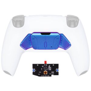 turn rise to rise4 kit – redesigned chameleon purple blue k1 k2 k3 k4 back buttons & remap pcb board for ps5 controller extremerate rise & rise4 remap kit - controller & other accessories not included