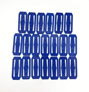 wellshezz 3d printed racetrack connectors set of 100 compatible with hotwheels track sets