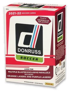 donruss cards 2021-22 panini soccer donruss soccer trading card blaster box