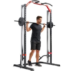 sunny health & fitness smith machine squat rack essential series – sf-xf920020