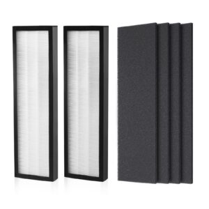 replacement filter c compatible with g-guardian ac5000 ac5000e ac5250pt ac5350b ac5350w ac5300b air purifiers. 3-in-1 true hepa high filtration air purifier filter, 2 pcs