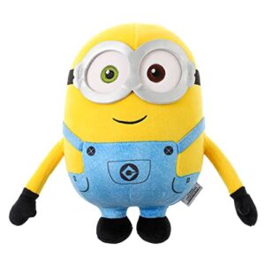 miniso 7.9" minions stuffed animals plush toys (bob), cute sleeping bedding stuffed animals kawaii plushies pillow for kids toddler toys boys girls valentine's day