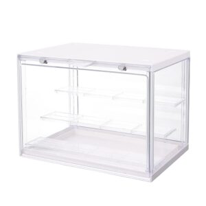 seewavom acrylic clear display case dustproof blind box transparent assemble storage showcase collection acrylic cube for toy dolls souvenirs models