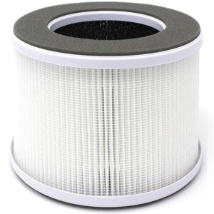 rigoglioso true hepa air purifier filter replacement compatible for home ionic air purifiers small air cleaning system for home, office desk, room or desktop.gl2109