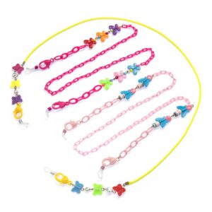 3pcs kid mask chain - glass strap,mask chain,sunglass chain,cute design for boys girls (302)