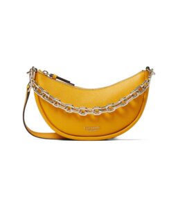 kate spade new york smile pebbled leather small crossbody sunglow one size