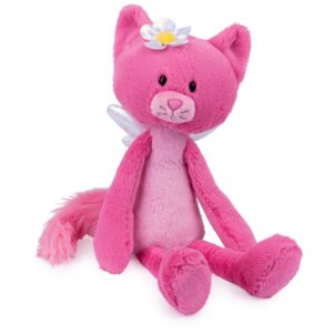 gund take along friends, maeve rose fairy cat plush toy, cat stuffed animal for ages 1 and up, pink, 15”