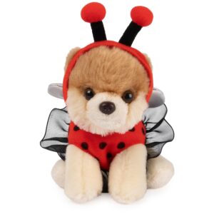 gund boo, the world’s cutest dog ladybug plush pomeranian stuffed animal for ages 1 and up, 5”