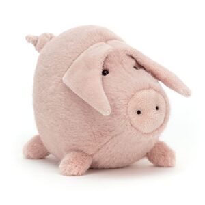 jellycat higgledy piggledy pink pig stuffed animal, 5.5 inches | farmyard plush toy | classic children's gift