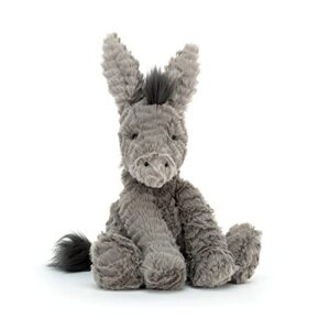 jellycat fuddlewuddle donkey medium stuffed animal