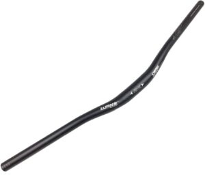 wake 31.8mm mtb mountain bike handlebar, aluminum alloy mountain bike bicycle riser handlebar extra long 720/780mm with paint matte surface (black, 720mm)