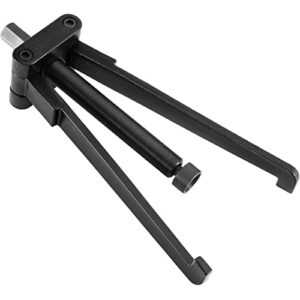 vevor lower bearing carrier puller, compatible with yamaha, johnson, evinrude, honda, mercury, robust steel marine lower bearing puller with adjustable arms, works for lower carrier bearing removing , black