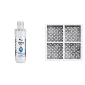 lg lt120f + lt100p refrigerator air and water filter bundle