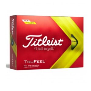 titleist trufeel golf balls, unisex adults, yellow, one size