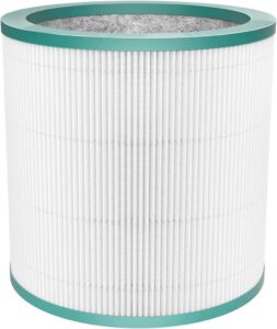 filter replacement for dyson tp01, tp02, tp03, bp01, am11 models part no.968126-03, h13 true hepa filter 3-stage filtration