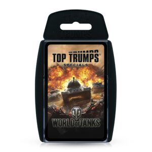 top trumps card game world of tanks - family games for kids and adults - learning games - kids card games for 2 players and more - kid war games - card wars - for 6 plus kids