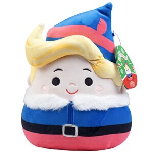 squishmallows original 8-inch hermey the elf - rudolph the red nosed reindeer - official jazwares christmas plush - collectible soft & squishy stuffed animal toy - gift for kids, girls & boys