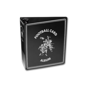 bcw 3 in black football card album