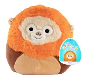 squishmallows 8" robb the orangutan - official kellytoy plush - cute and soft monkey stuffed animal toy - great gift for kids