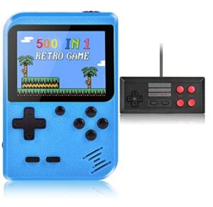 handheld game console. retro mini game console.500 non-repeating classic fc games.3.0-inch screen tv connection.adult and children game consoles,birthday present