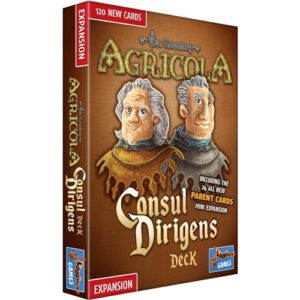 agricola (revised edition) consul dirigens deck expansion | farming strategy game | advanced board game | ages 12+ | 1-4 players | avg. playtime 90 mins | made by lookout games, multicolor (lk0142)