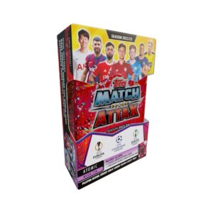 2021-22 topps uefa champions league match attax cards - mega tin atomic