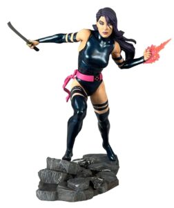 diamond select toys marvel gallery: psylocke pvc statue, multicolor, 10 inches