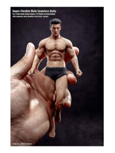 obest 1/12 male body 6 inch tbleague action figure full set-silicone body+head+underwear-1/12 scale super flexible male dolls for arts/drawings/photography f mezco shf ml(ph2019-tm01a) (jh6n)