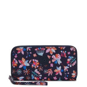 kipling alia printed wristlet wallet festival blossom